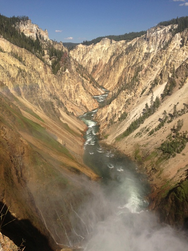 Lower Falls of the Yellowstone River | Natural Atlas