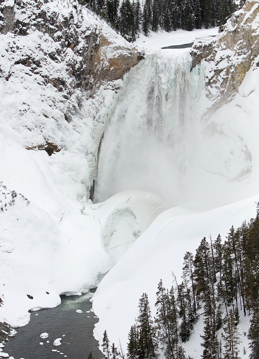 Lower Falls of the Yellowstone River | Natural Atlas