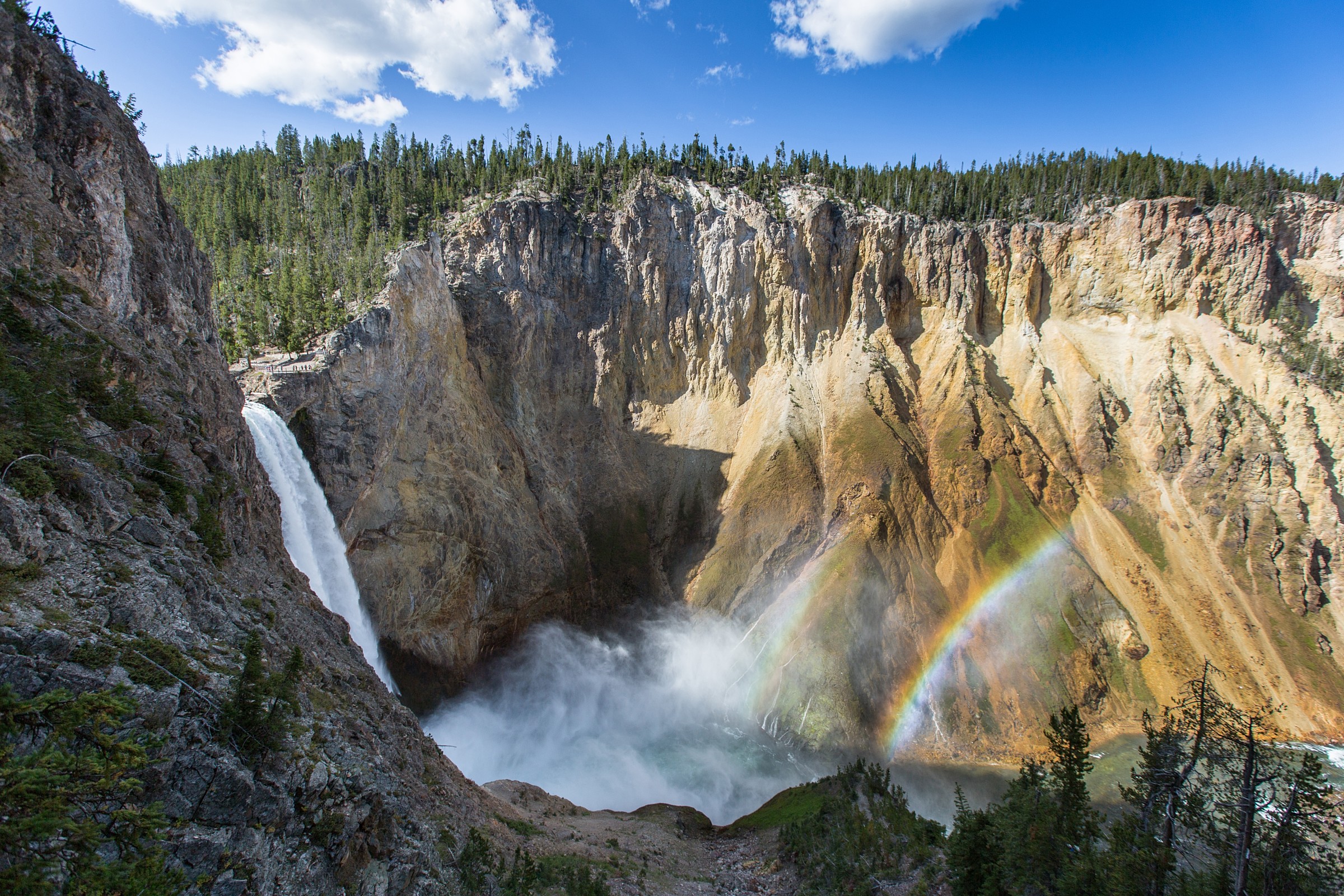 Lower Falls of the Yellowstone River | Natural Atlas