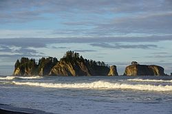 Quileute Reservation Map (Quillayute Needles National Wildlife Refuge ...