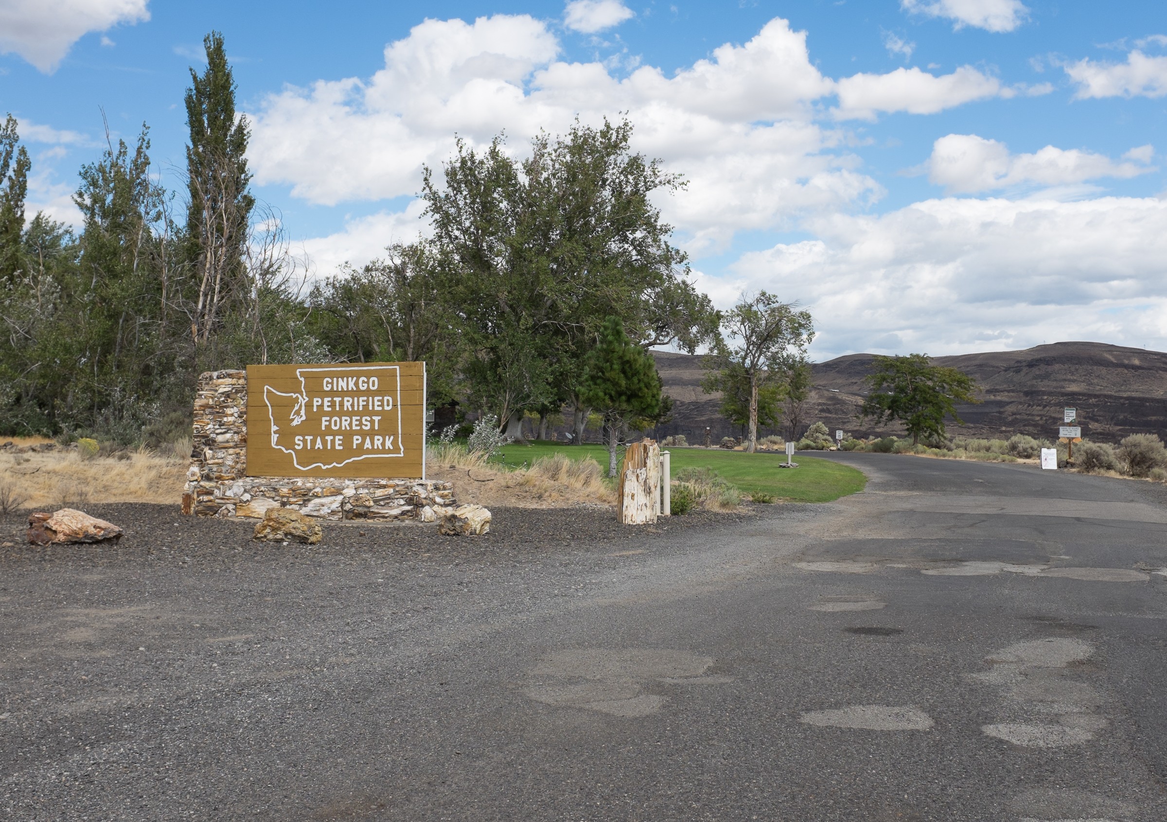 Ginkgo Petrified Forest State Park Map, WA – Natural Atlas