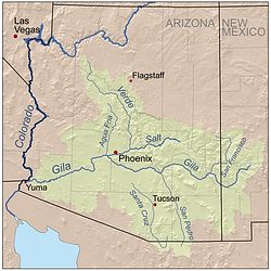 Gila Box Riparian National Conservation Area Map – Natural Atlas