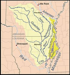 Tensas River National Wildlife Refuge Map, LA – Natural Atlas