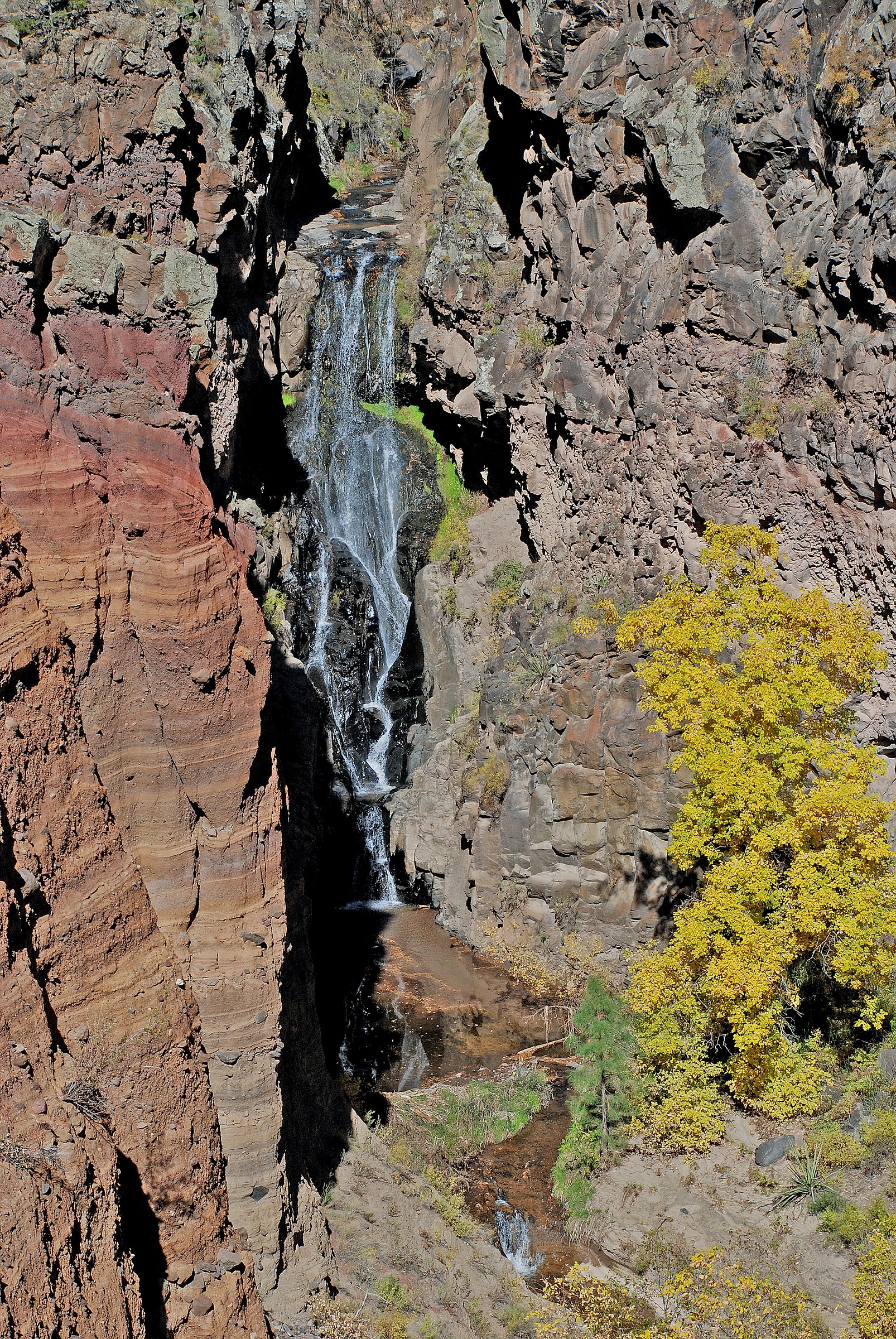 Upper Frijoles Falls | Natural Atlas
