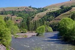 Klickitat River Map (Columbia River Gorge National Scenic Area ...